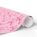 Personalized Girly Pink Wrapping Paper Roll Pink Bow Wrapping - Etsy