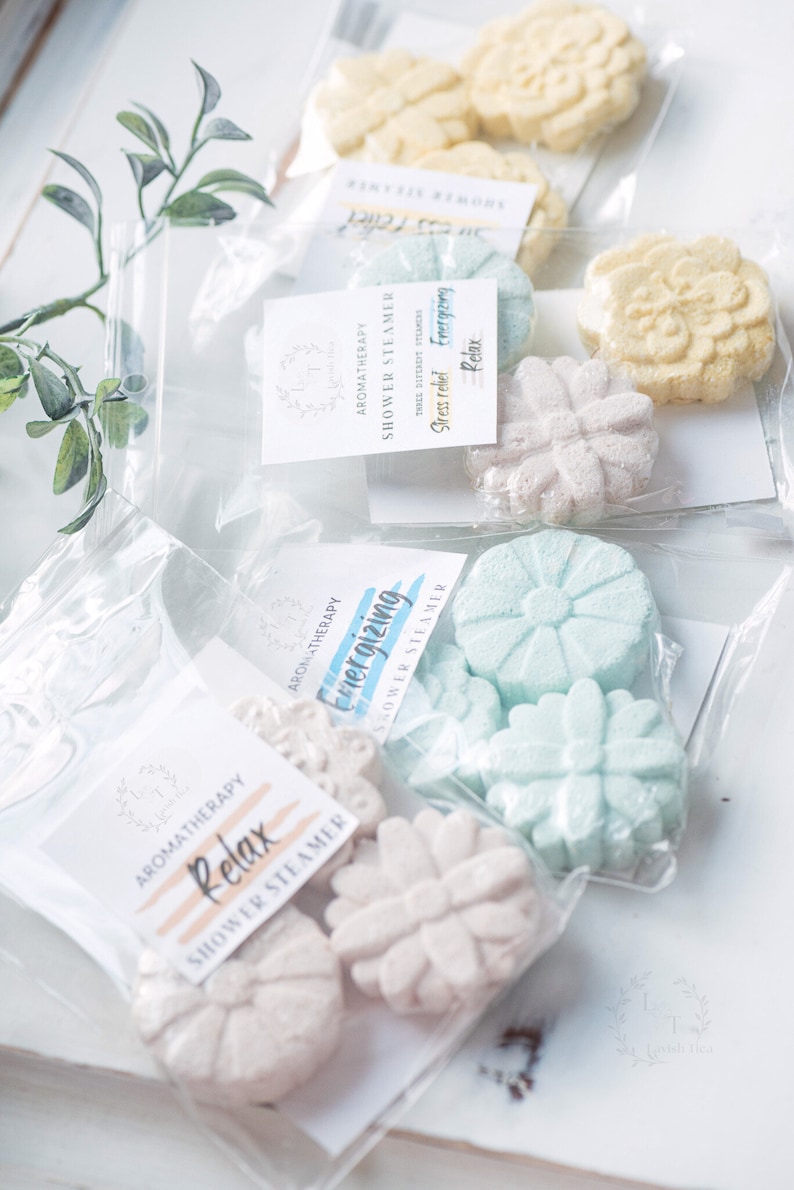 Aromatherapy Shower Steamers: Stress Relief, Muscle Rescue, Sinus ...