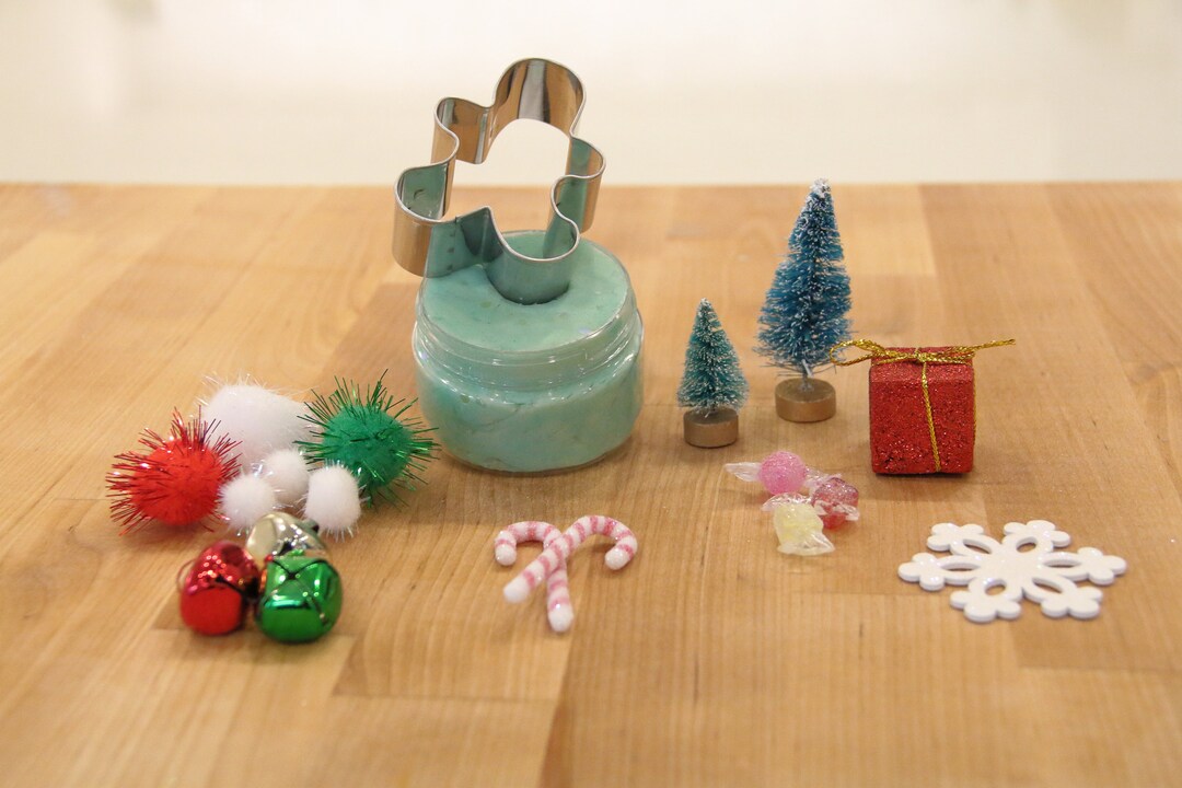 Winter Sensory Dough Kit Play Dough Kits Christmas Activity - Etsy