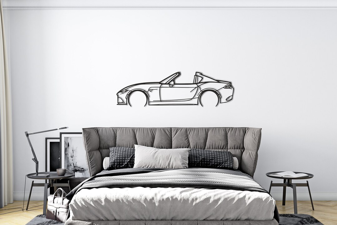 Mazda Mx5 Laser Wall Art Car Gifts JDM Wall Decor Handmade Car Decor ...