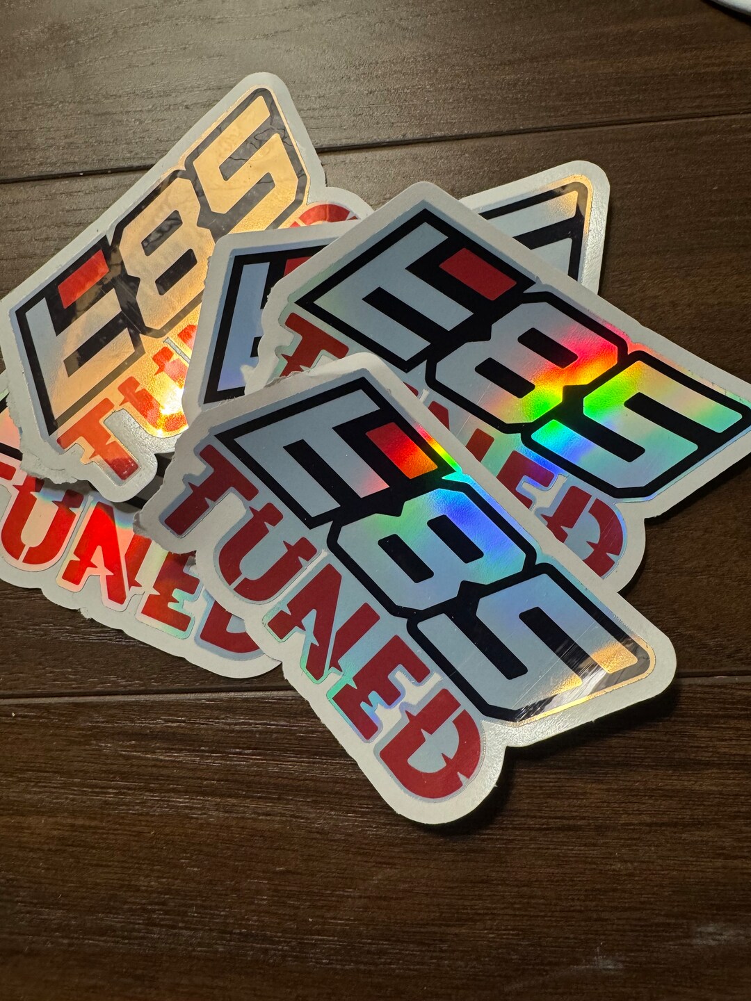 E85 Water-resistant Holographic Sticker Multiple Color Variations E85 ...