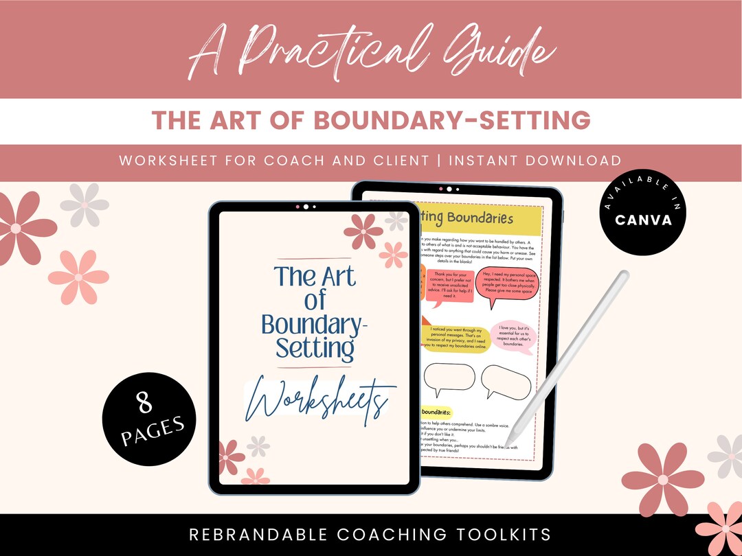The Art of Boundary-setting Done for You Ebook PLR Guide for Boundary Coach, Life Coach ...