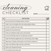 Minimal Cleaning Checklist Template - Etsy