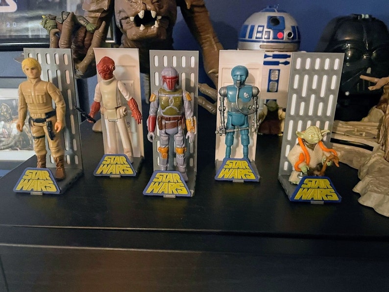 Vintage Star Wars Figure Display Stand: Kenner 1977 Action Figures - Etsy