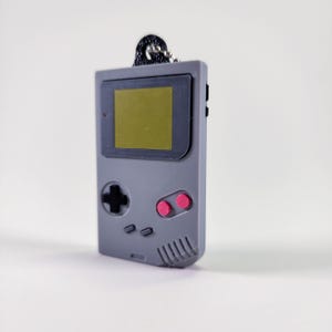 Custom Gameboy Keychain With Miniature Battery Compartment Retro Gaming ...