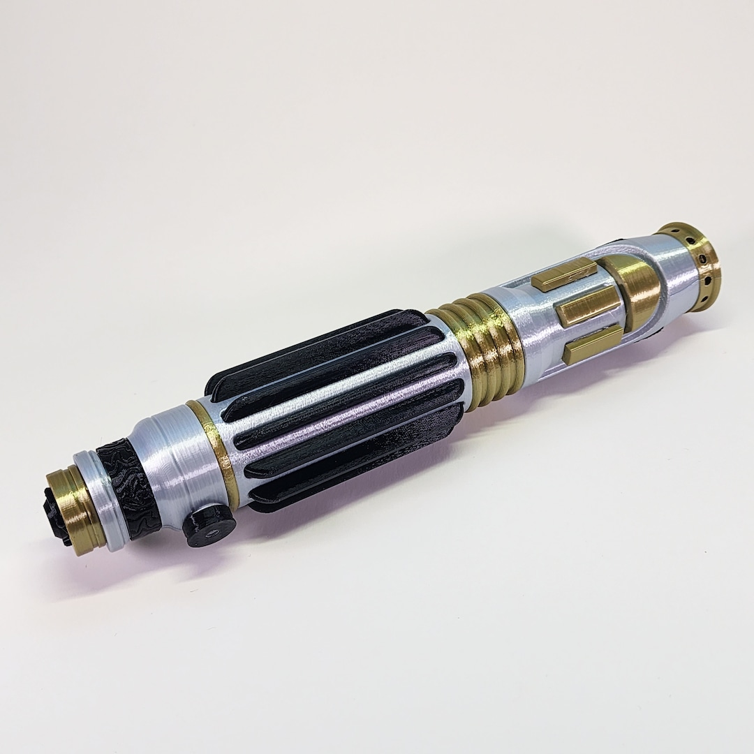 Mace Windu Lightsaber Hilt Prop Replica W/ Interchangeable Telescoping ...