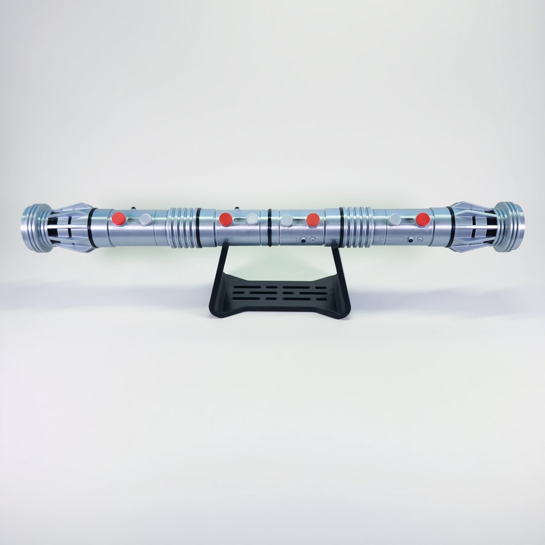 Darth Maul Lightsaber Hilt double Sided W/ Swappable Telescoping Blades ...