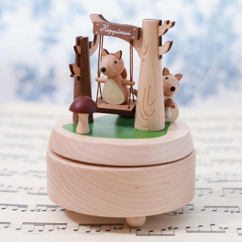 Rotating Music Box - Etsy