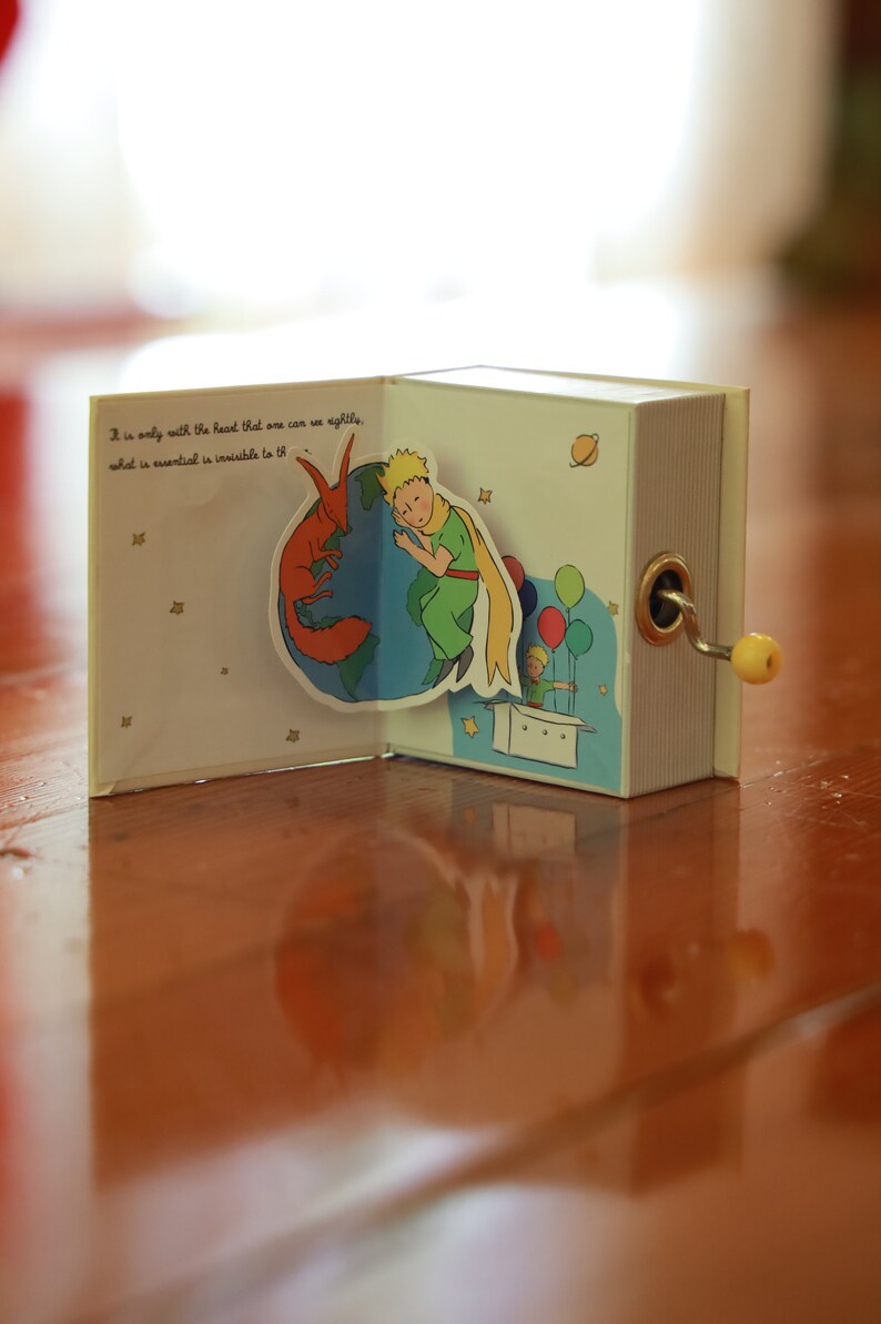 Le Petit Prince Mini Book Music Box the Little Prince Gift Holiday ...