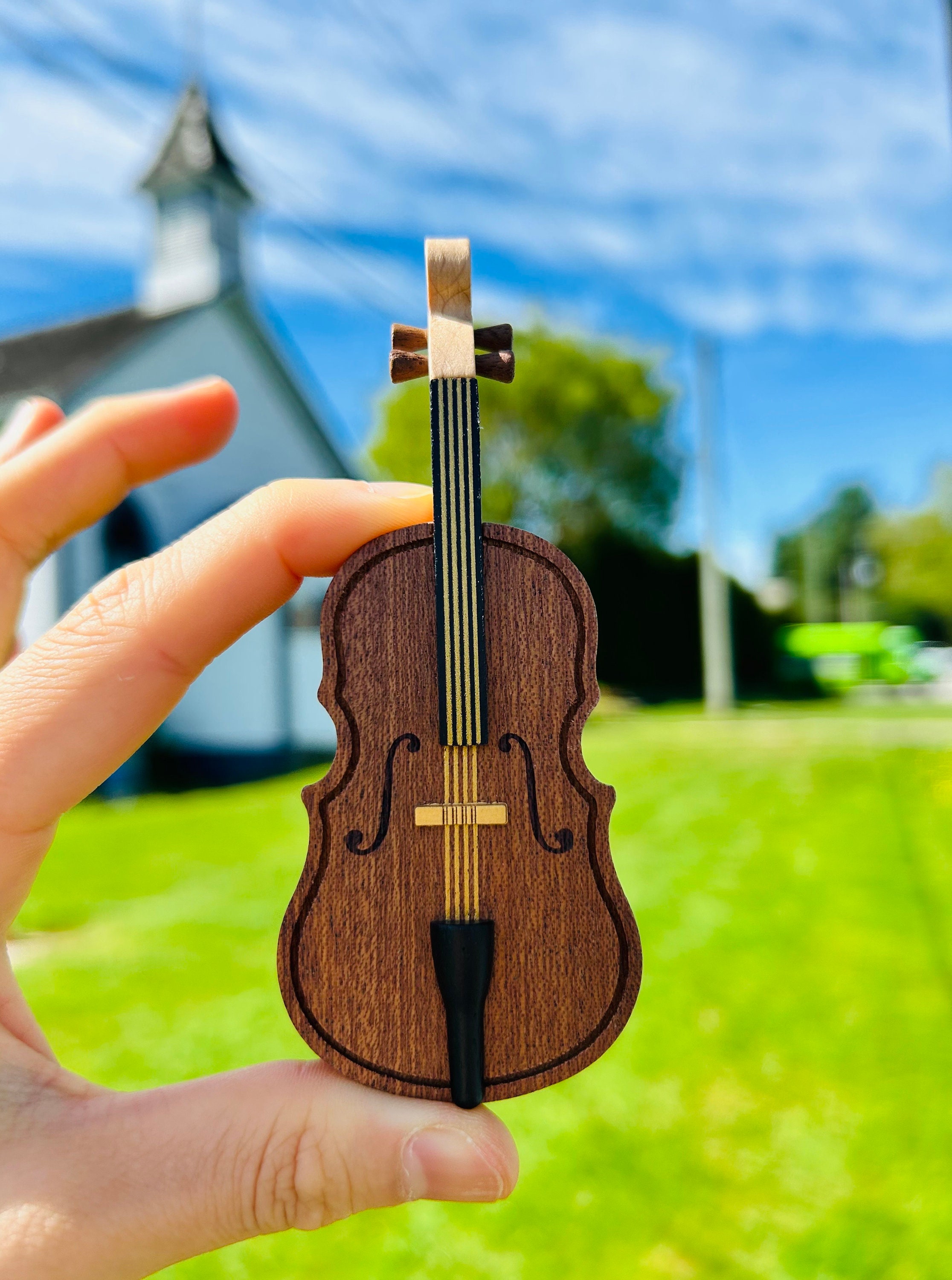 Personalized Cello Music Box – Engraved Name Gift for Music Lovers ...