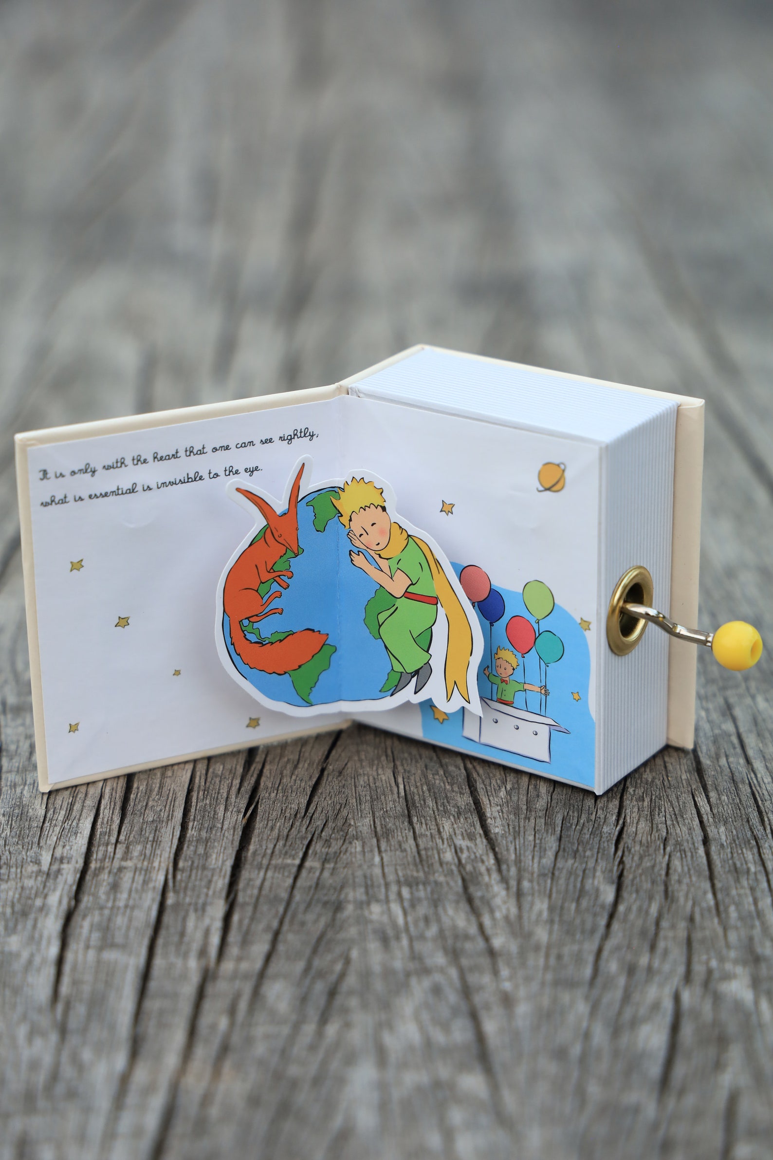 Le Petit Prince Mini Book Music Box the Little Prince Gift Holiday ...