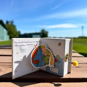 Le Petit Prince Mini Book Music Box the Little Prince Gift - Etsy