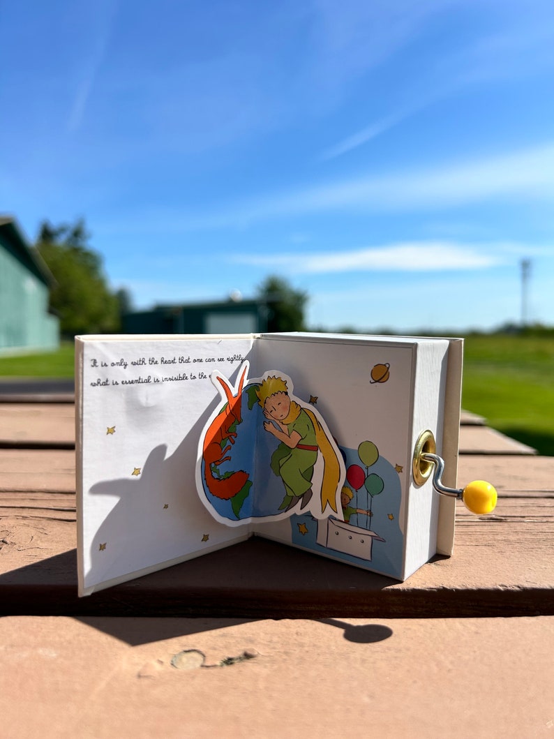 Le Petit Prince Mini Book Music Box the Little Prince Gift - Etsy