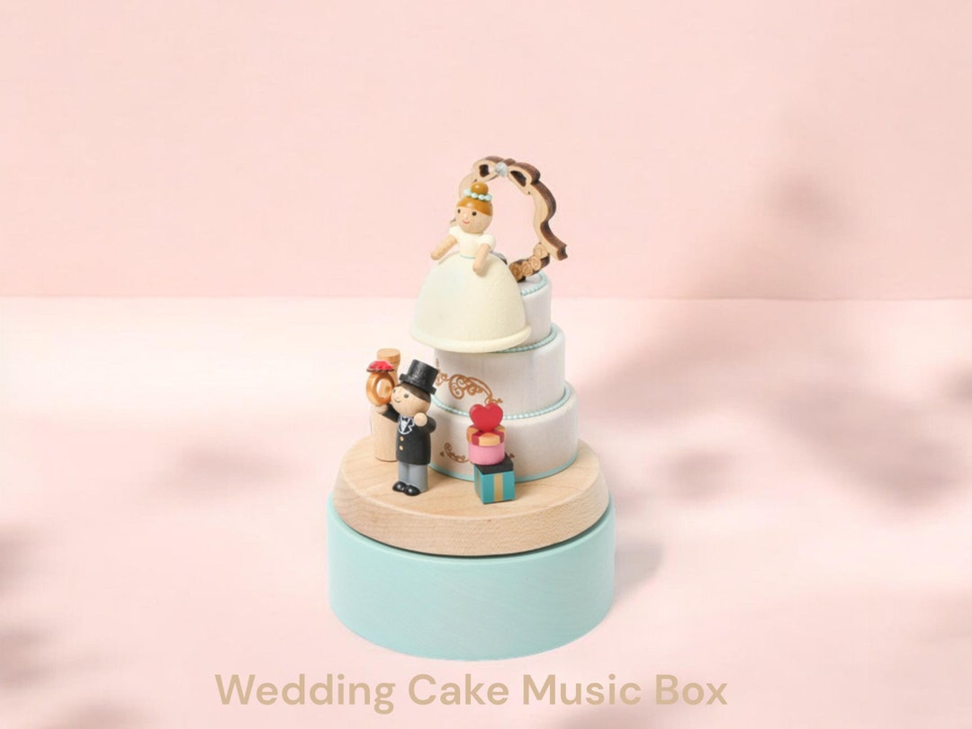 Wooden Proposal Music Box - Bride and Groom | Wedding Gifts | Valentine ...