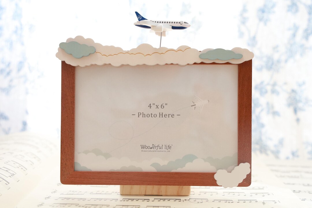 Airplane Photo Frame Music Box| Birthday Keepsake Gift | Babyshower ...