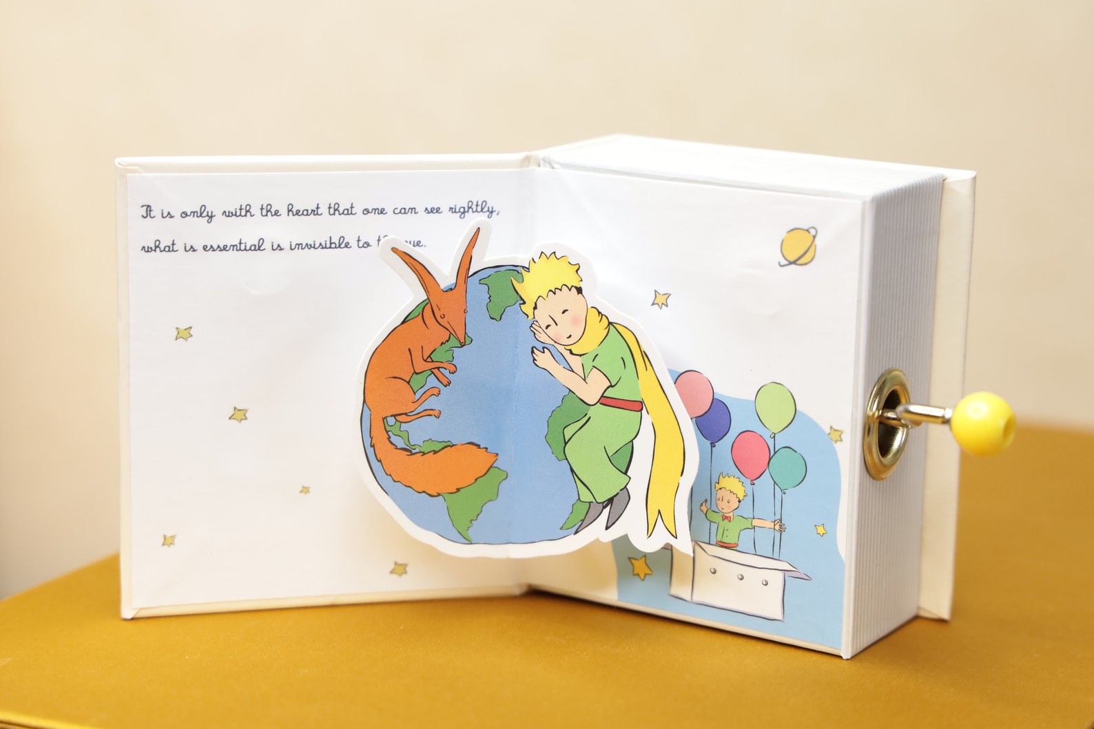 Le Petit Prince Mini Book Music Box the Little Prince Gift Holiday ...