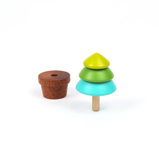 Christmas Tree Spinning Top/wood Tops/wood Toy/party Favor Toy/old Time ...