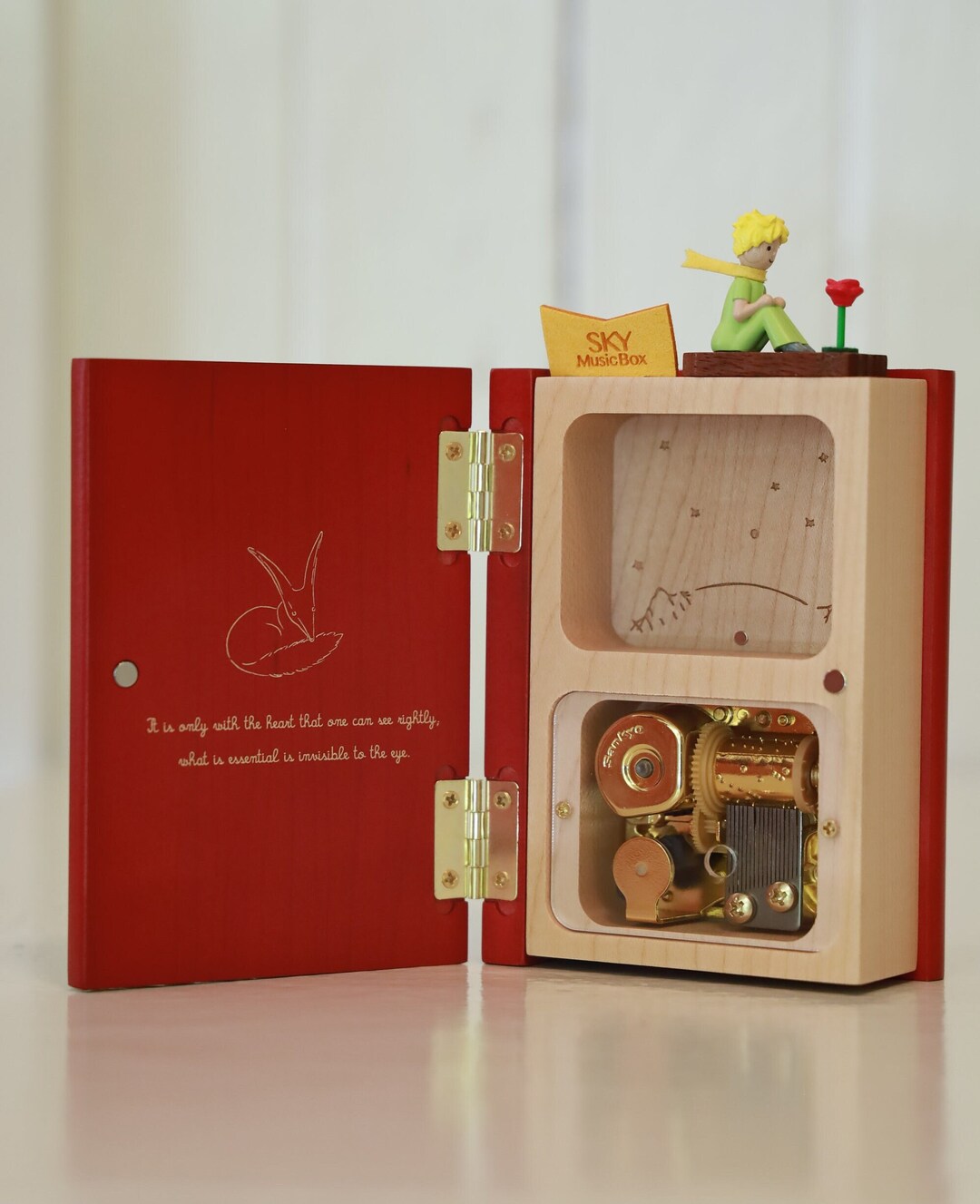 Personalized the Little Prince Music Box | Custom Book Gift | Engraved ...