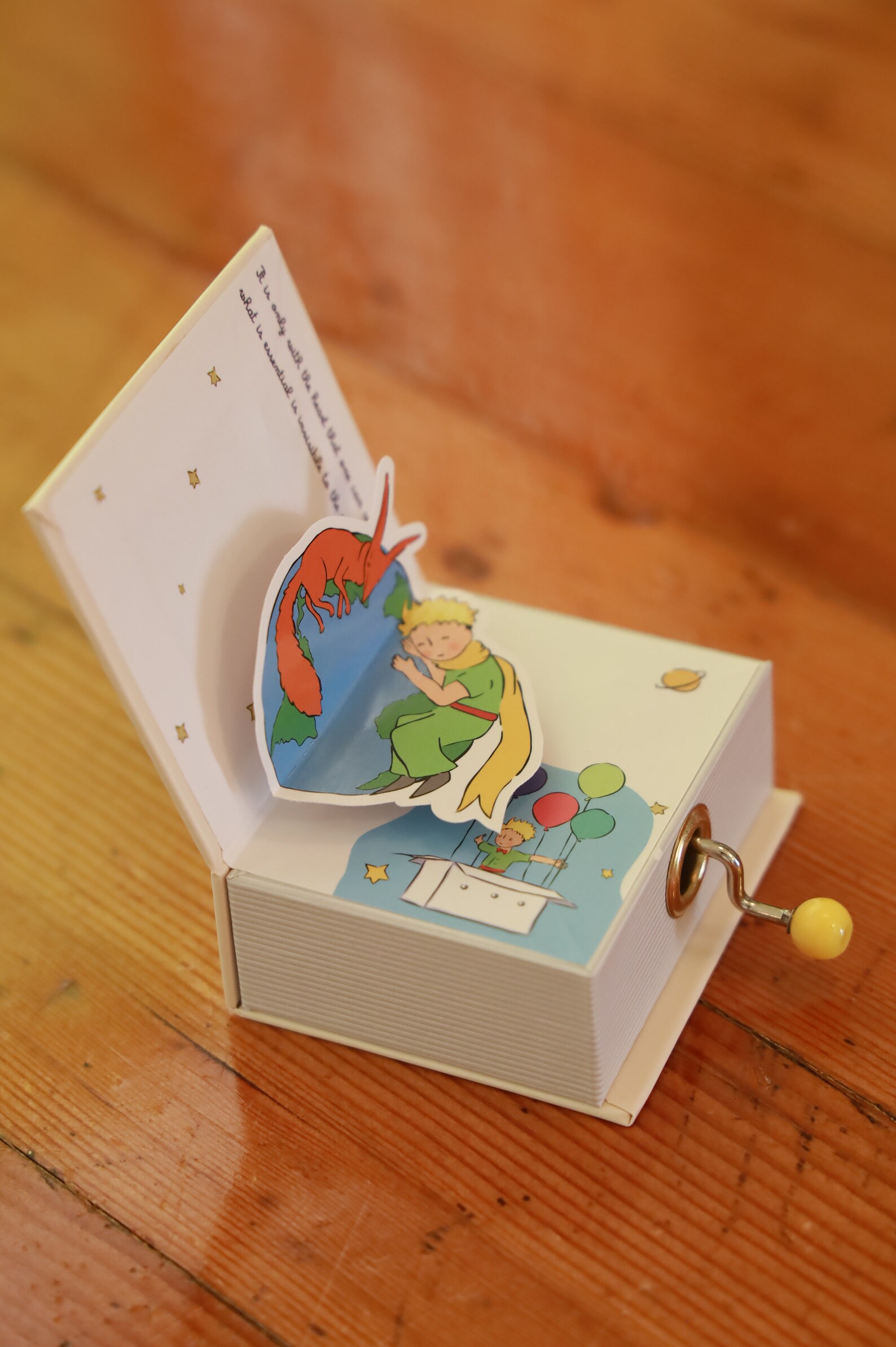 Le Petit Prince Mini Book Music Box the Little Prince Gift Holiday ...
