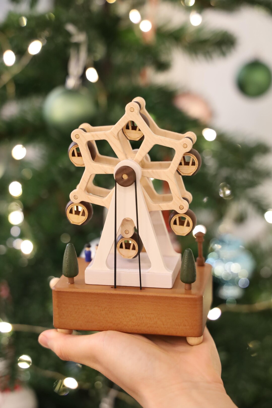 Personalize Ferris Wheel Carousel Music Box | Valentine Gift ...