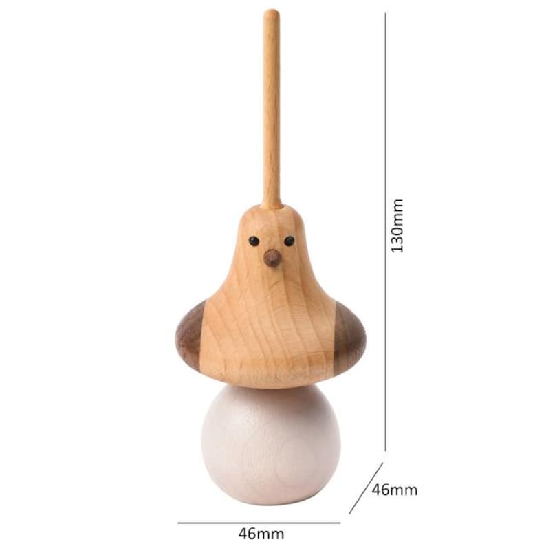 Bird Spinning Top/wood Tops/wood Toy/party Favor Toy/old Time Toy ...