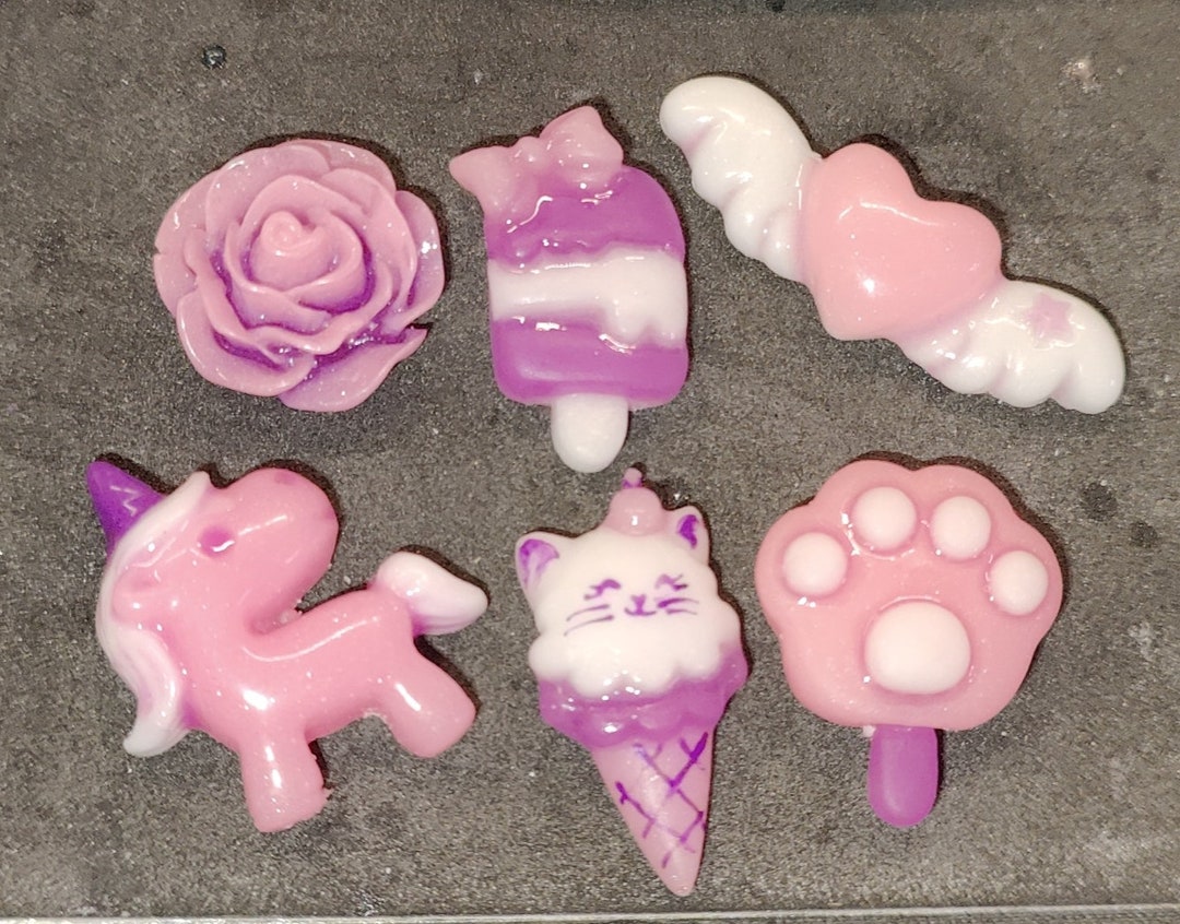 Kawaii Trinkets Pink/purple set 1 - Etsy