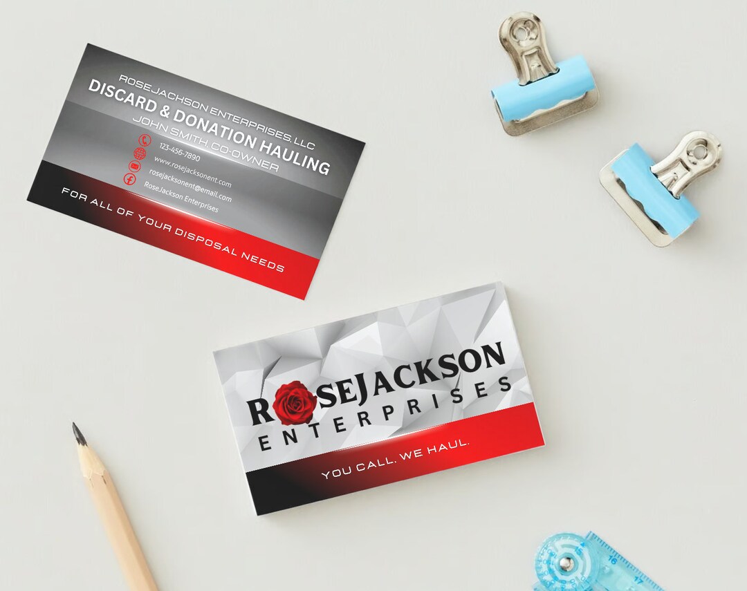 Custom Business Card Design - Etsy