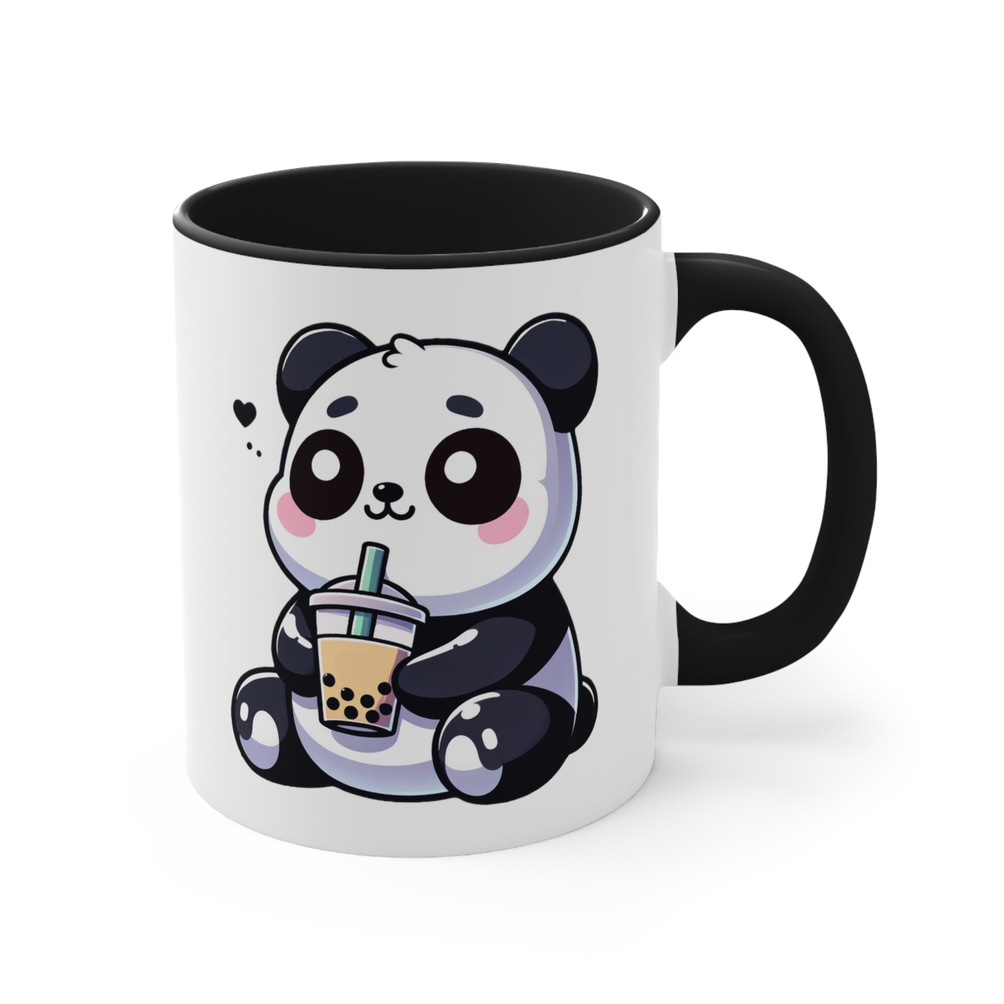 Kawaii Panda Bubble Tea 11oz Mug Cute Boba Panda Cup Adorable Panda ...