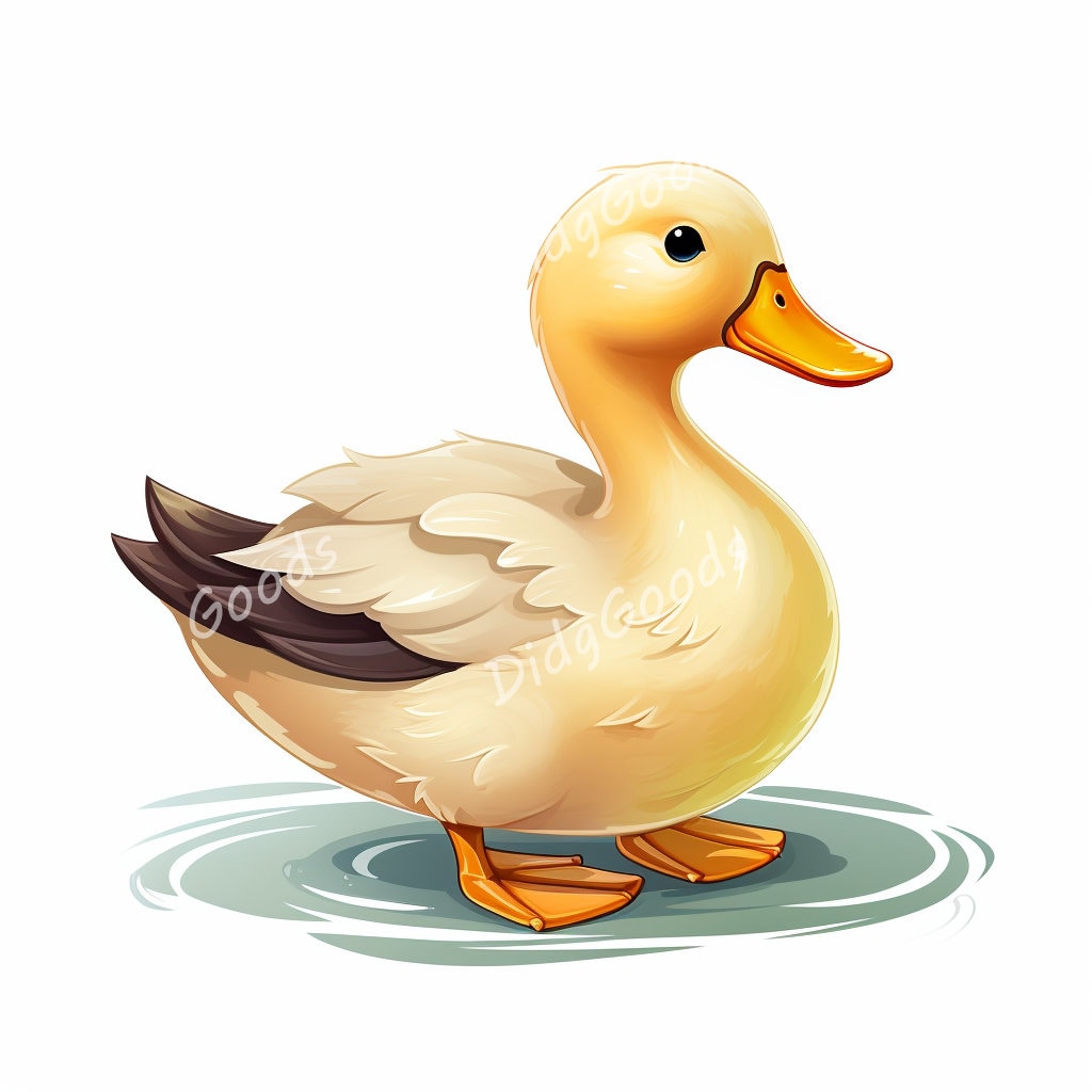 Duck Clipart Bundle - 14 High Quality Jpgs | Digital Download for Card ...
