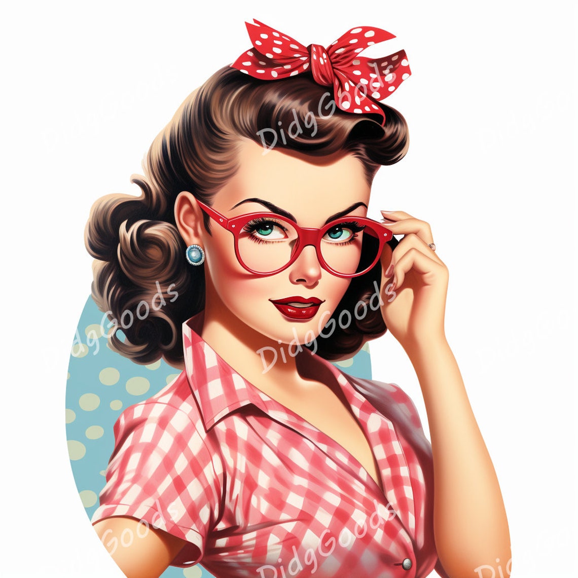 50s Clipart Bundle 20 High Quality Pngs 4000x4000 Pix, 300 DPI, Digital ...