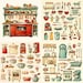 Vintage Kitchen Clipart Bundle 36 High Quality Pngs 3200x3200 Pix, 300 ...