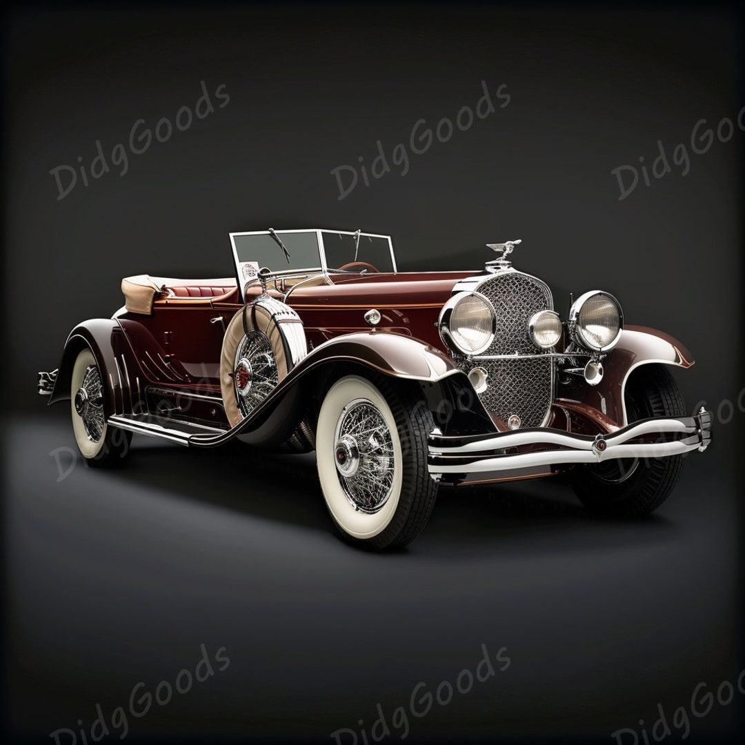 Vintage Car Imagine Bundle 20 High Quality JPG 3000x3000 Pix, 300 DPI ...