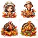 Thanksgiving Clipart Bundle 27 High Quality Jpgs, 300 DPI, Digital ...
