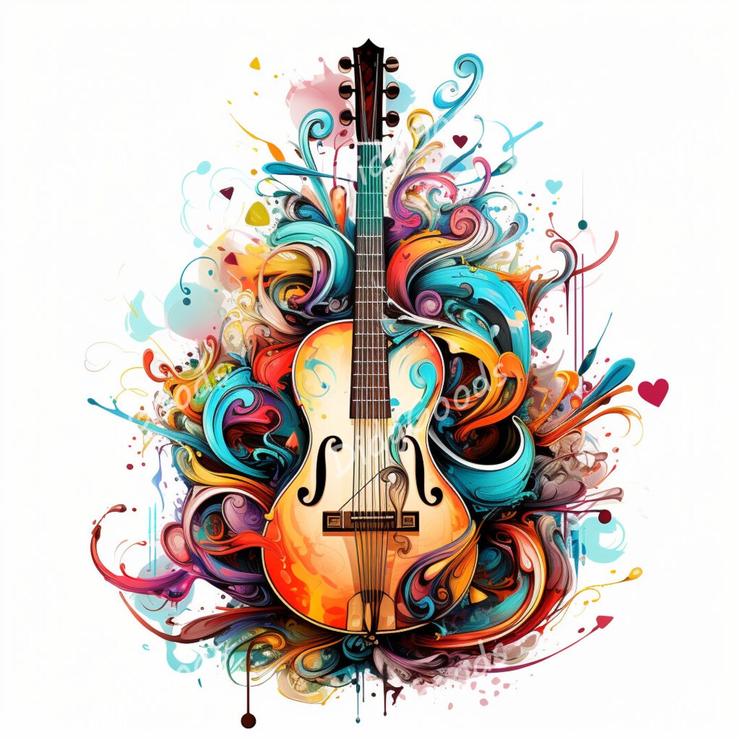 Music Clipart Bundle –24 High-quality JPG, 300 DPI, Digital Download ...