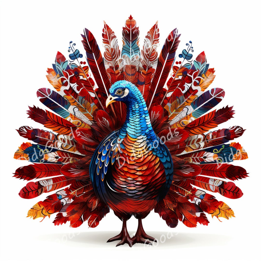 Turkey Clipart Bundle 16 High Quality Jpgs, 4267x4267 Pix, 300 DPI ...
