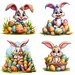 Easter Bunny Clipart Bundle 28 High Quality Pngs 3200x3200 Pix, 300 DPI ...