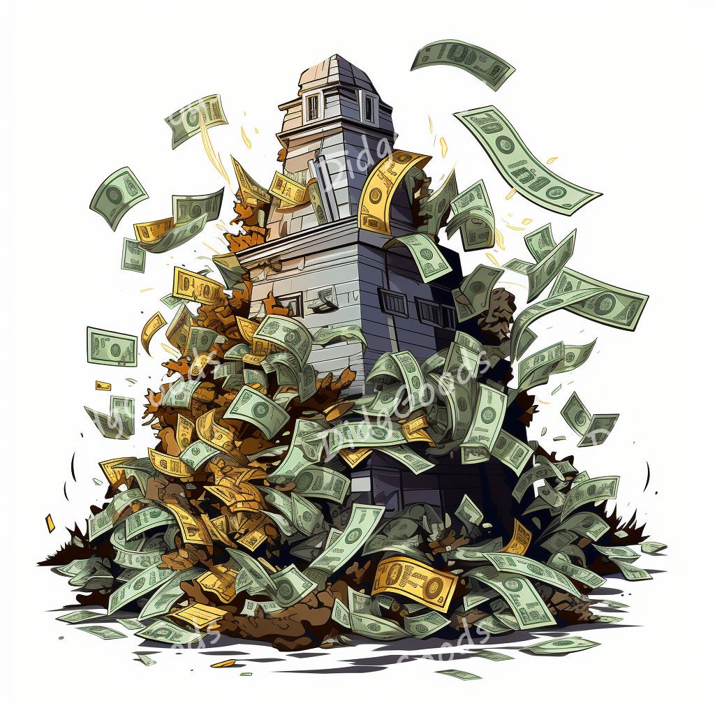 Money Clipart Bundle 25 High Quality Jpgs, Digital Download, Card ...