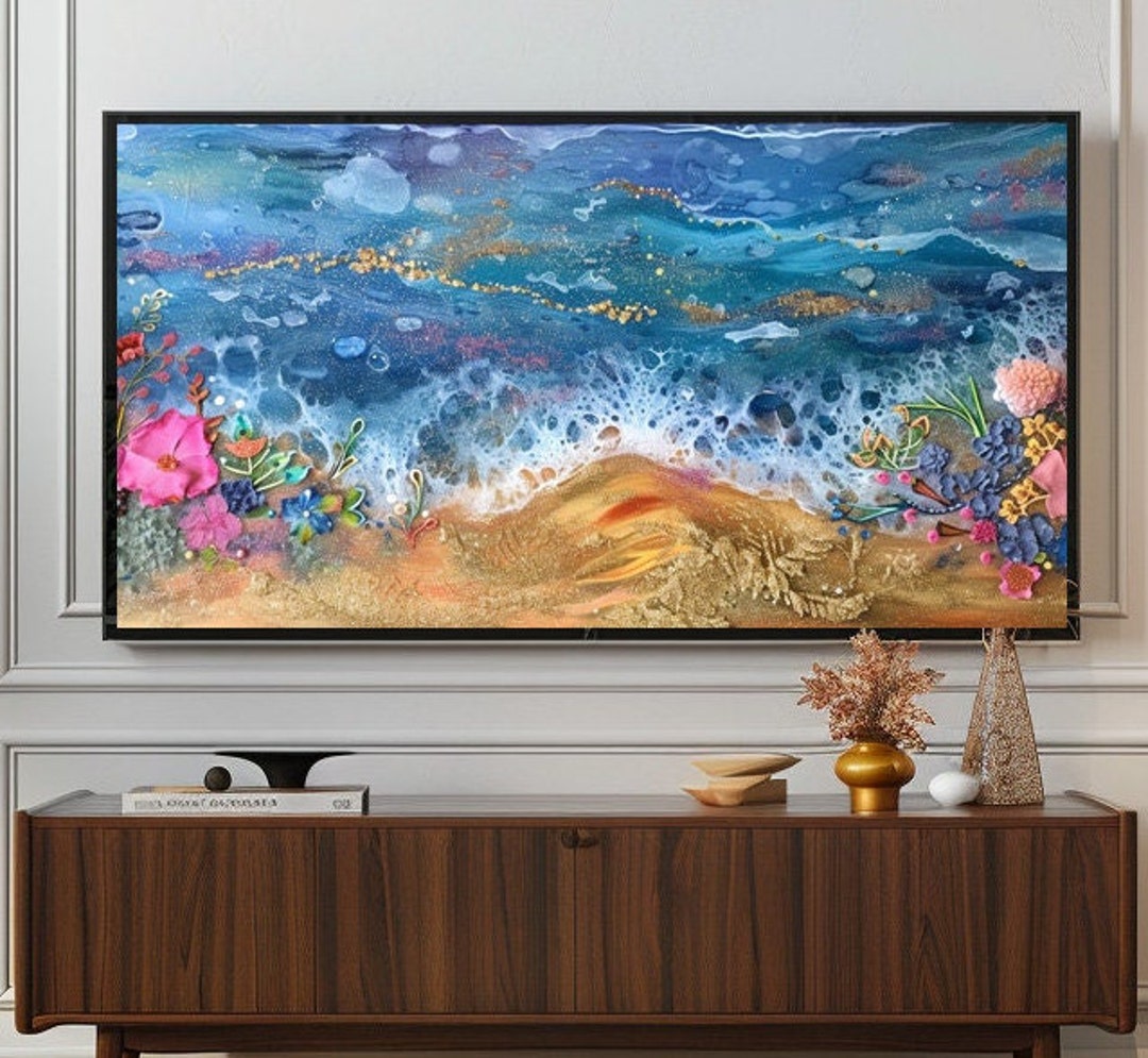 Frame TV Art Beach Collection Bundle of 17 Arts | Samsung Frame TV Art ...