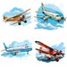 Plane Clipart Bundle 24 High Quality Jpgs, Digital Download, Card ...