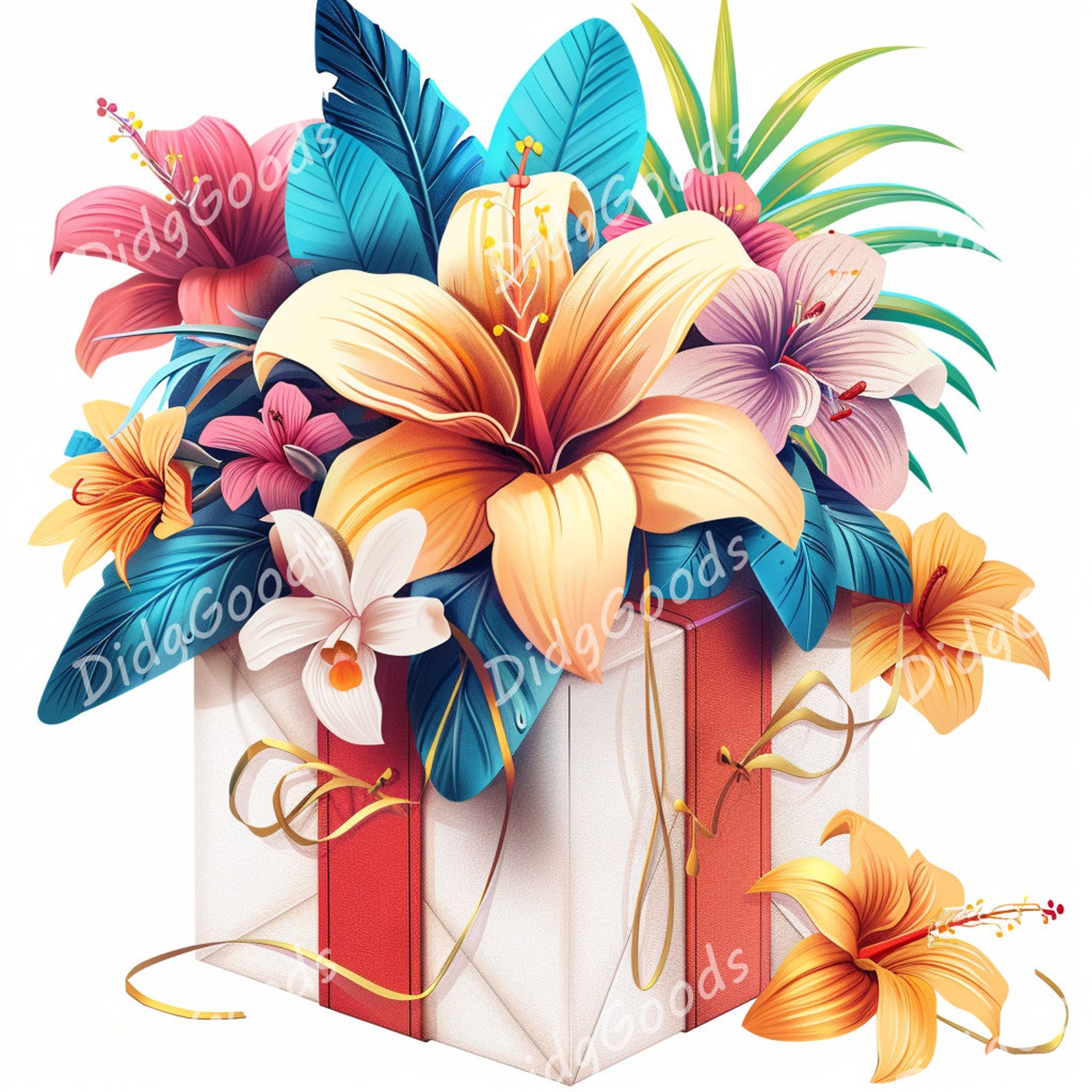 Presents Clip Art, Bright Gift Boxes Clip Art, Giftbox Clip Art ...