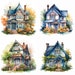 House Clipart Bundle 20 High Quality Jpgs, 4267x4267 Pix, 300 DPI ...
