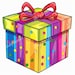 Presents Clip Art, Bright Gift Boxes Clip Art, Giftbox Clip Art ...