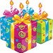 Presents Clip Art, Bright Gift Boxes Clip Art, Giftbox Clip Art ...