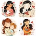I Love My Mother Clipart Bundle 31 High Quality Jpgs, 3200x3200 Pix ...