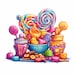 Candies Clipart Bundle 24 High Quality Pngs 3000x3000 Pix, 300 DPI ...