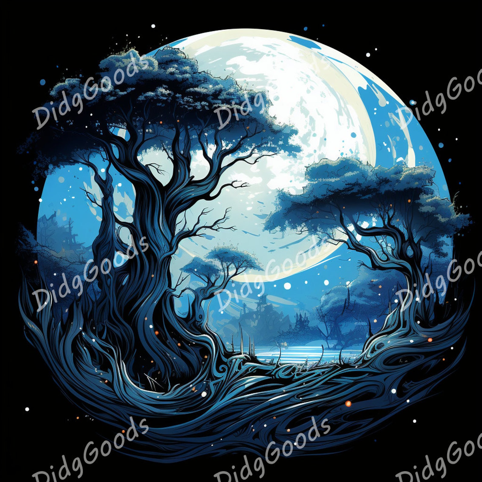 Moon Clipart Bundle 33 High Quality Jpgs, Digital Download, Card Making ...