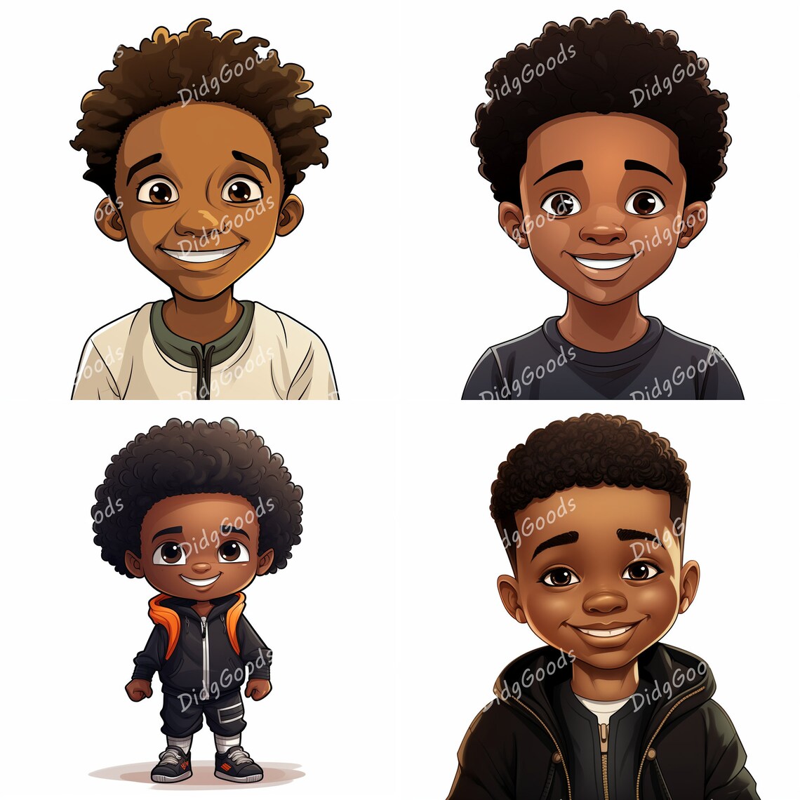 Kid Clipart Bundle 29 High Quality Pngs 3200x3200 Pix, 300 DPI, Digital ...