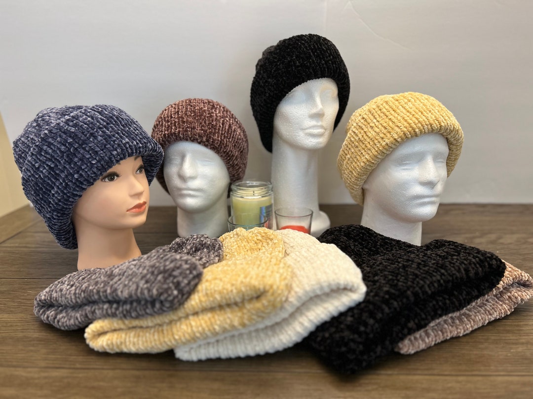 Velvet Winter Hat - Etsy