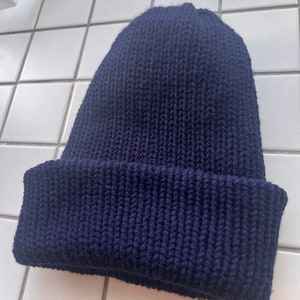 Knitted Acrylic Winter Toque - Etsy Canada