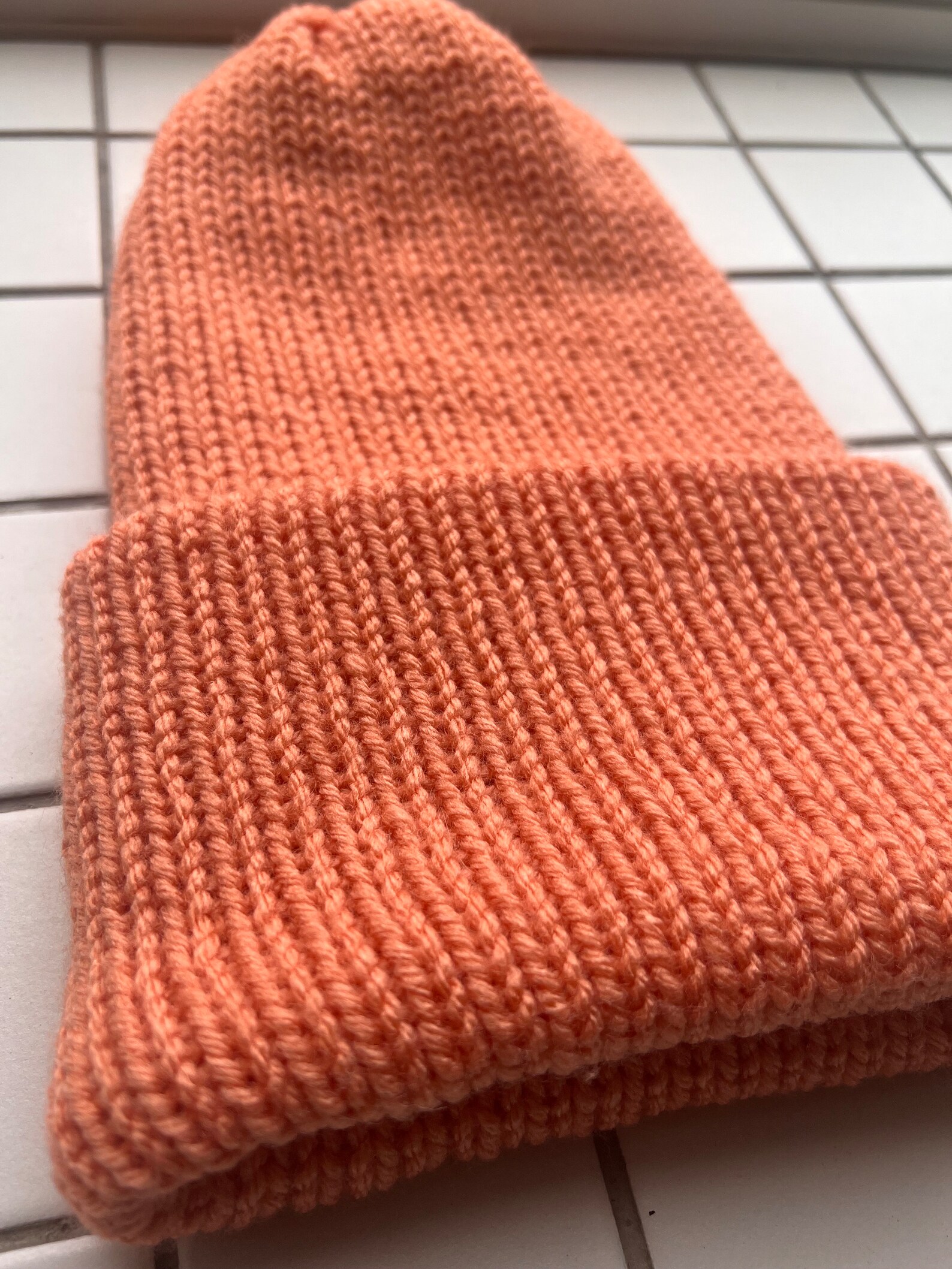 Knitted Acrylic Winter Toque - Etsy Canada